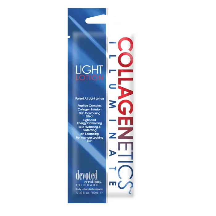 Devoted Creations Collagenetics Illuminate Light Lotion Packette .5 ...